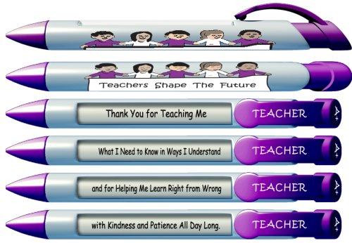 Teacher Shape The Future Pens Set of 6 | ThatSweetGift