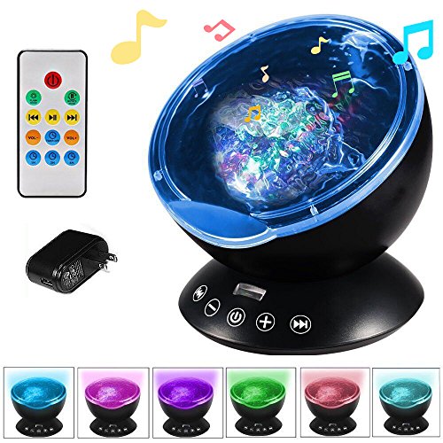 Remote Control Ocean Wave Projector 12 LED | Thatsweetgift