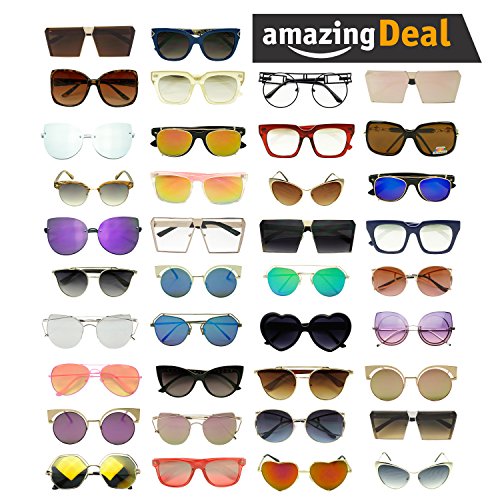 Sunglassup Assorted Retro Sunglasses: Pack of 12 | ThatSweetGift