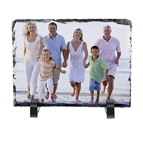 Personalized Rock Slate Photo Plaque/Picture Frame | ThatSweetGift