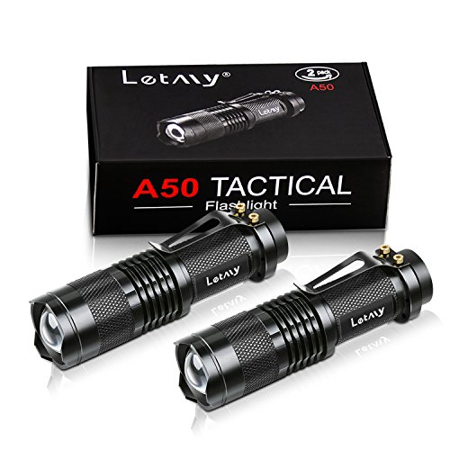 Letmy Package of 2 LED Tactical Flashlights | ThatSweetGift
