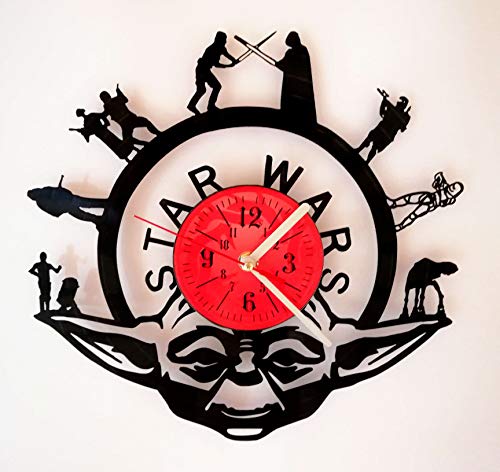 Star Wars Wall Clock - Handmade From Vinyl Record | ThatSweetGift